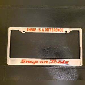 Snap-On | Other | Snapon License Plate Frame | Poshmark